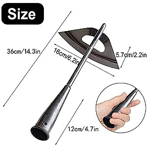 2Pcs Gardening Hand Tools Hoe, Durable All-Steel Hardened Hollow Hoe, Sharp Garden Edger Weeder,Hoe Garden Tool Hand Shovel Weed Puller Accessories for Backyard Weeding, Loosening, Farm Planting