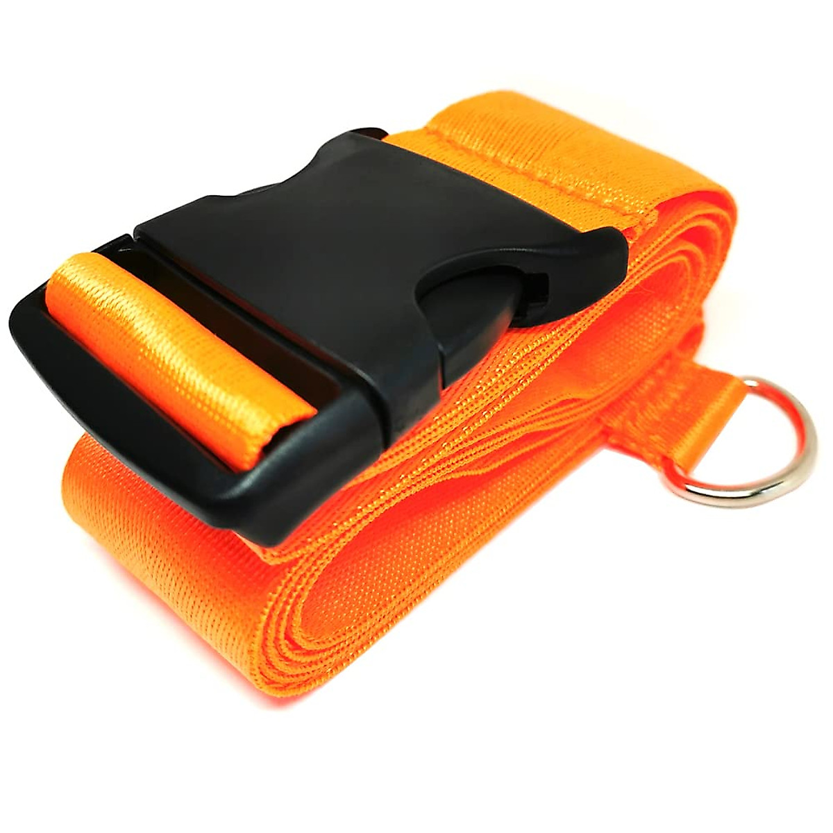 Addabst Car Seat Travel Belt, Adjustable Car Seat Travel Strap, Car Seat Luggage Strap for Transport Kid Car Seat (Orange)