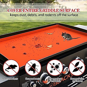 28-Inch Silicone Griddle Mat for Blackstone Griddle, A Superior Protective Heavy-Duty Cover for Your 28" Blackstone Griddle to Maintain Grill Cleanliness and Dryness.
