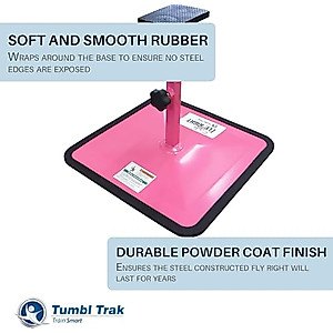 Tumbl Trak Fly Right Cheer Stunting Trainer, Hot Pink, 20 in x 20 in x 10 in