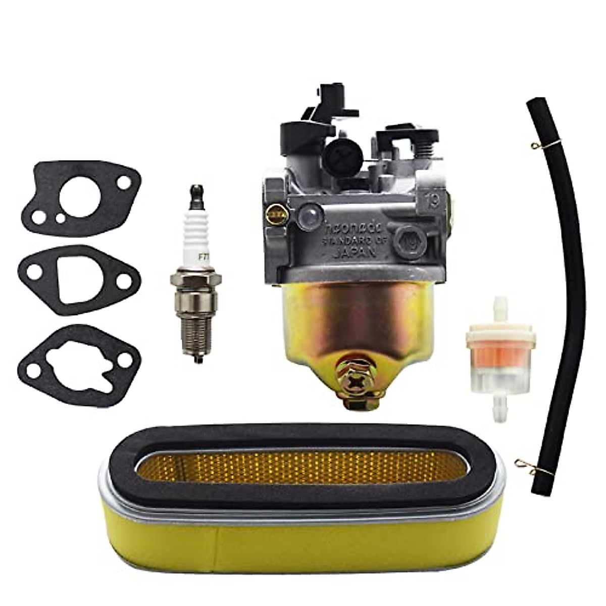 munirater GXV120 Carburetor Replacement for Honda HR214 HR215 HR194 HR195 HR214 HRA214 HR215 HR216 HRA216 HRC216 Lawn Mower GXV120 GXV140 GXV160 Motor Engine Carb Replace 16100-ZE6-W01