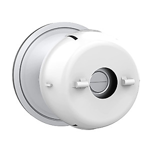 QT BABY Universal Fit Door Knob Covers Babyproof, Upgraded Design and Easy Grip Child Proof Door Knobs Safety Cover for Kids, White, Round Shape, Easy to Use (Pack of 8)