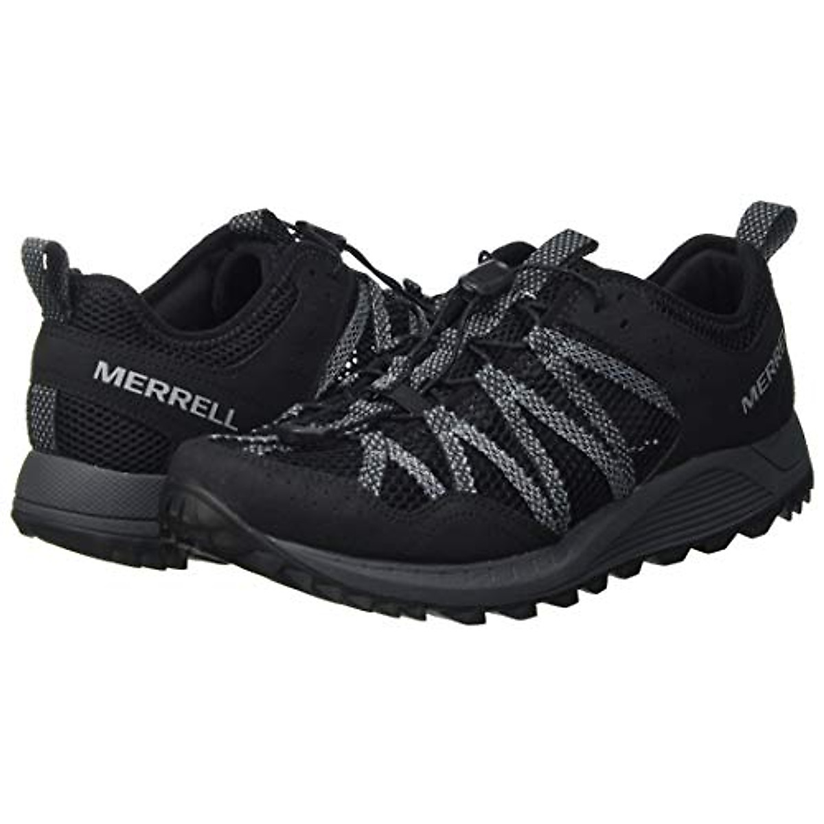Merrell mens Wildwood Aerosport Water Shoe, Black, 11 US
