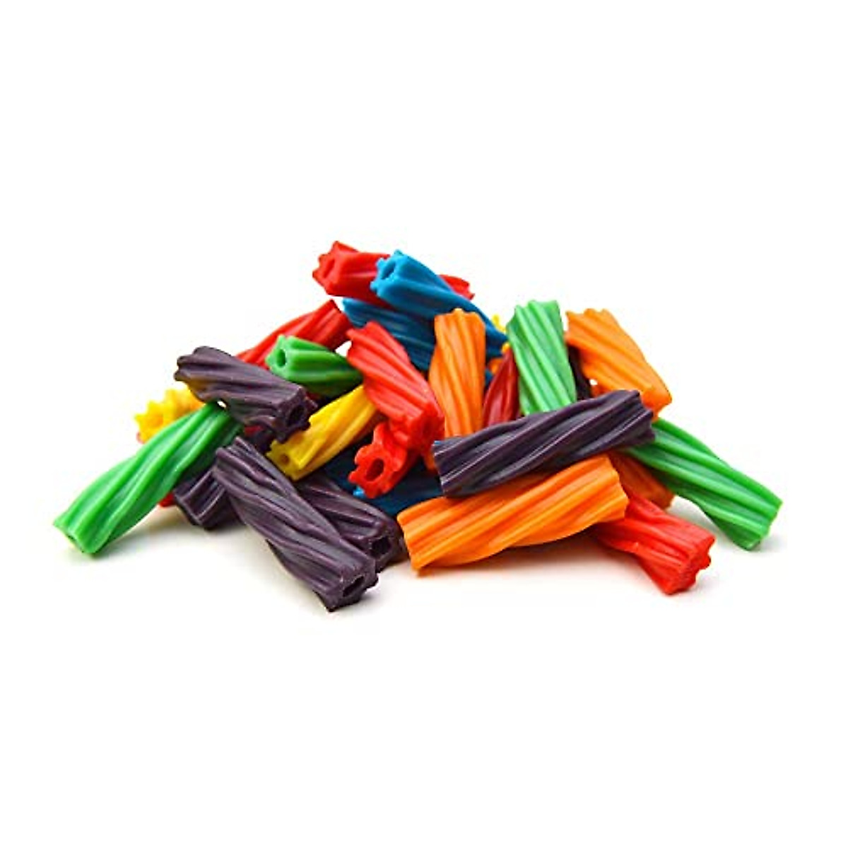 TWIZZLERS Twist Rainbow Easter Candy Fruit Flavored Chews, Triple Twist Snack Size, Bulk Pack 2 Pounds