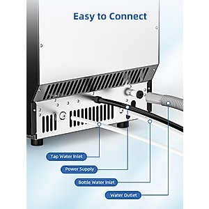 Antarctic Star Commercial Ice Maker - 100lbs/24H Under Counter Ice Maker Machine with 2 Way Water Inlet, 33lbs Storage, Stainless Steel, Under Counter Ice Machine for Home/Bar/Restaurant