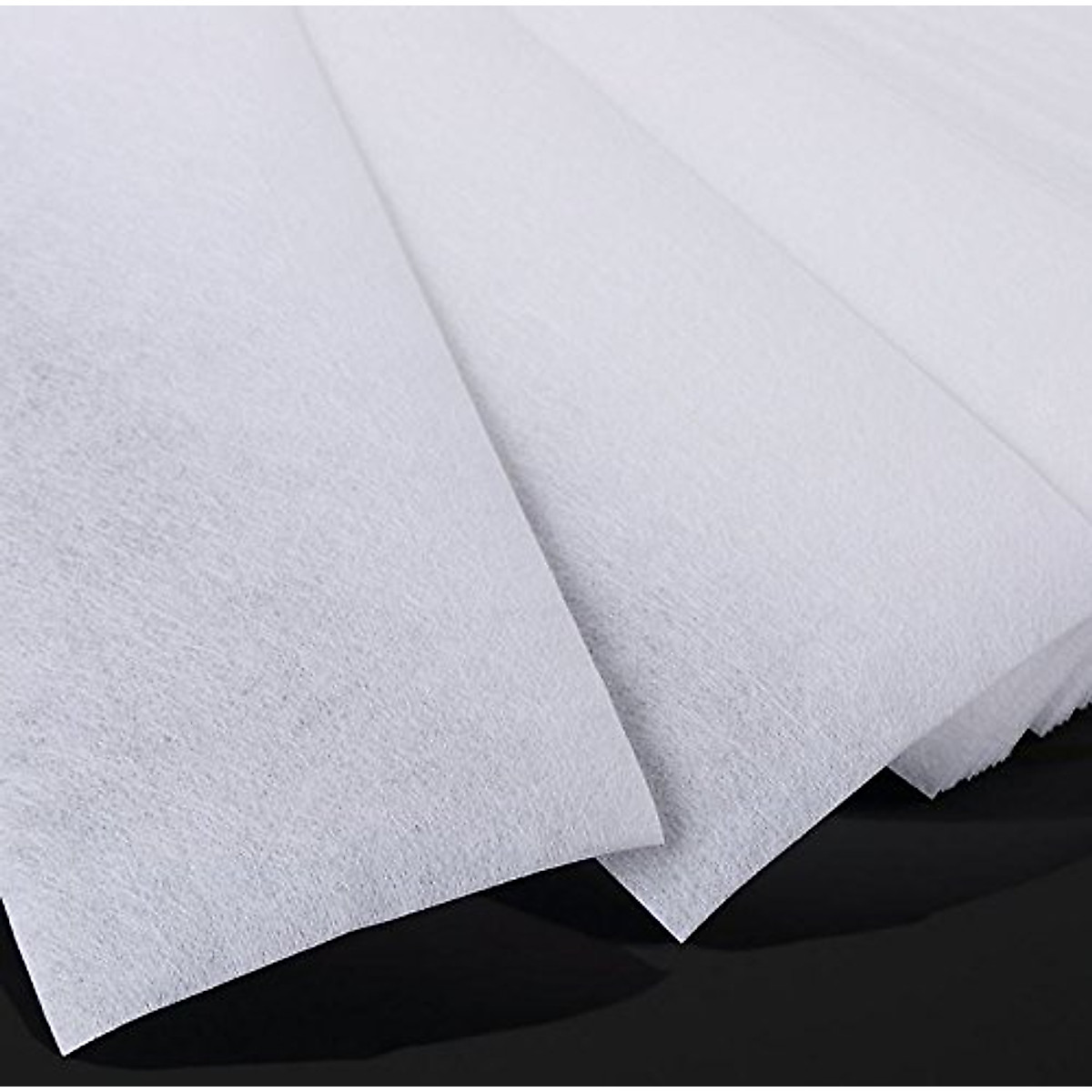 1Bag(100pcs) Non Woven Wax Strips Facial Body Hair Removal White Paper Honey Wax Paper