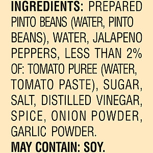 Ranch Style Pinto Beans With Jalapeno Peppers, Canned Beans, 15 OZ