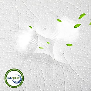 TeQsli Queen Mattress 12 Inch, Cool Eggshell Memory Foam and 7 Zone Pocket Innerspring Hybrid Mattress in a Box, Pressure Relief & Supportive Queen Bed Mattress, Breathable Cover, 100 Nights Trial