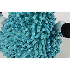 goDog Llamas Noodle Squeaky Plush Dog Toy, Chew Guard Technology - Blue, Small