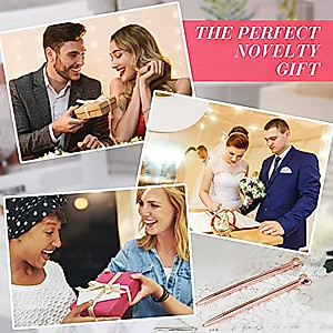 24 Pcs Heart Shaped Pens Retractable Metal Cute Heart Pens 1.0 mm Black Ink Ballpoint Decorative Pens Engagement Gifts for Women School Office Wedding Bridal Shower Valentine's Day(Rose Gold)