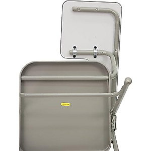 Flash Furniture Ralph Premium Steel Folding Chair with Left Handed Tablet Arm