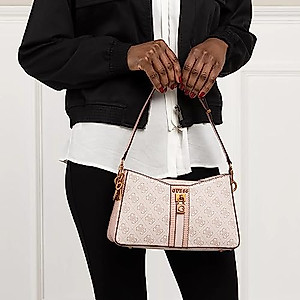 GUESS Ginevra Elite Shoulder Bag, Blush Logo