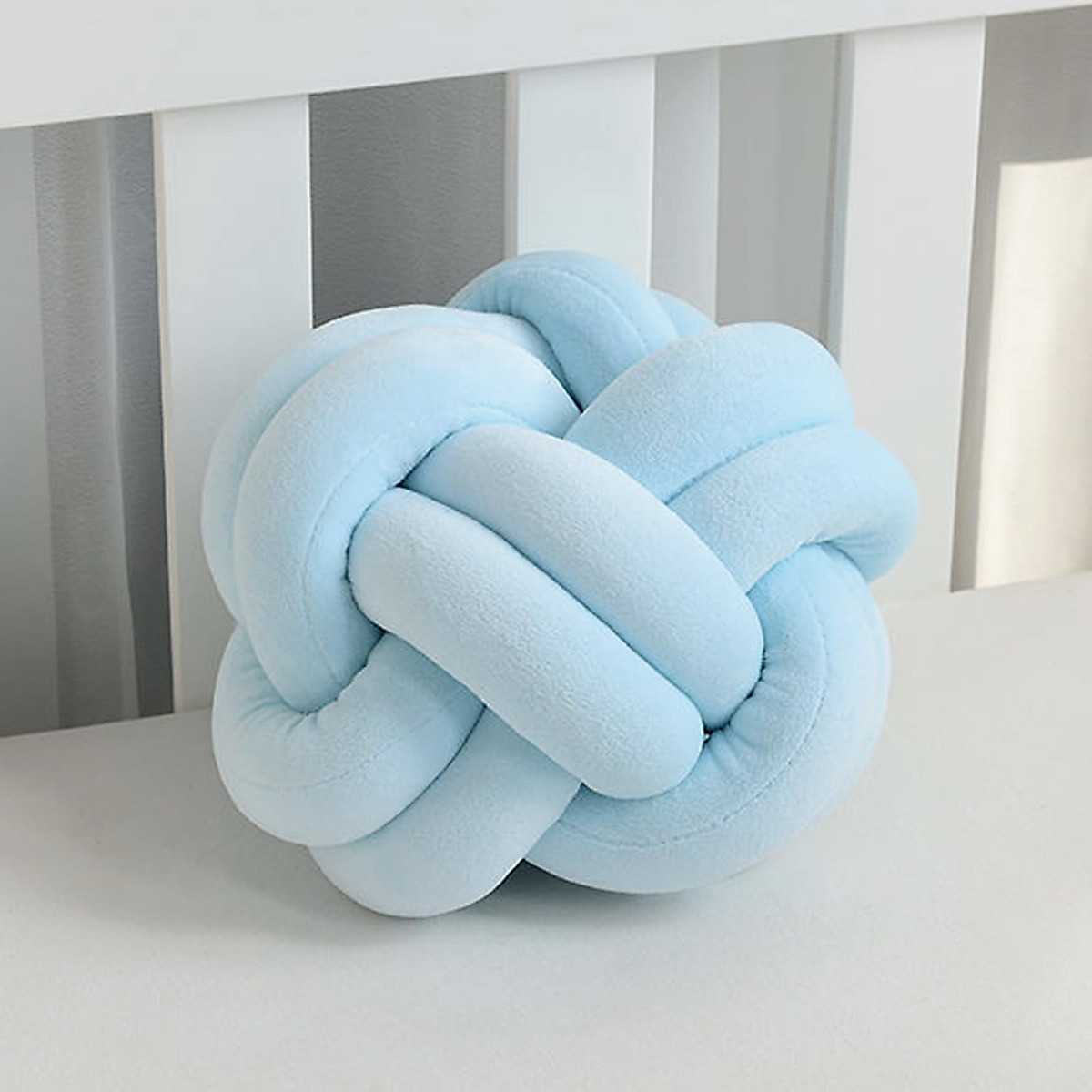 Velvet Chunky Yarn Bulky Giant Arm Knitting Yarn, Super Soft Jumbo Tube Weight, Fluffy DIY Crochet Hand Making Washable for Blanket, Pet Bed, Rugs Pillow (2.2lb-Light Blue)