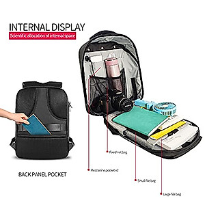 Novelty Smart LED Backpack Fashion Black Customizable Laptop Backpack Creative Christmas Gift School Bag (Black New Modol)