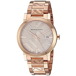 Burberry Rose Gold-Tone Dial Stainless Steel Quartz Ladies Watch BU9039