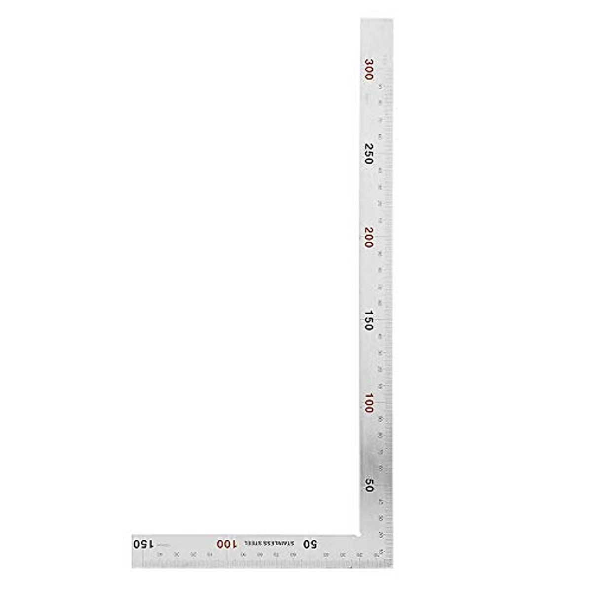 Carpentry Squares, Framing Square, Stainless Steel 300x150mm 90 Degree Right Angle Ruler, Measurement Square Tool, for Carpenters and Builders