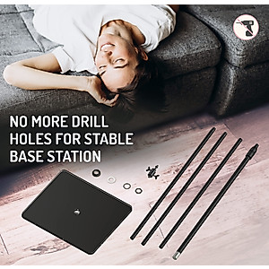 Skywin VR Glass Stand - HTC Vive Compatible Sensor Stand and Base Station for Vive and Rift Constellation Sensors (2-Pack)