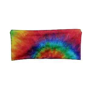 SAE99 Rainbow Tie-Dye Headband, Soft Stretchy Headband One Size Fits All