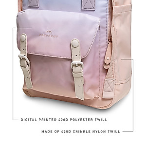 Doughnut Macaroon Sky Series 16L Travel College School Lightweight Casual Bookbag Backpack for Women Girls with Laptop Compartment Fit 14Inch Notebook