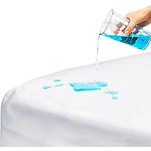 DMI Waterproof Mattress Protector and Mattress Cover, Encased Zippered Fit, Twin, Packaging may vary