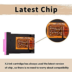 XJI 63XL Remanufactured Ink Cartridges Replacement for HP Ink 63 XL Black and Tri-Color Combo Pack, for OfficeJet 3830 3833 5255 5258 5260 Envy 4510 4520 4650 DeskJet 1112 2132 3630 3634 3639 Printer