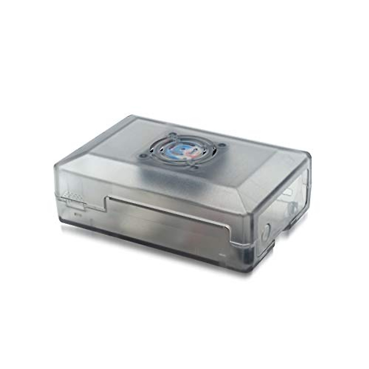 LoveRPi Active Cooling Media Center PC Case with Fan for Raspberry Pi 3, Libre Computer Board, ASUS Tinker Board (Translucent)
