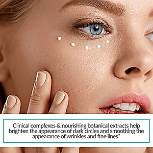 Firming and Brightening Eye Cream with Caffeine - Caffeine Eye Cream for Dark Circles and Puffiness with Collagen and Niacinamide - Moisturizing Under Eye Cream for Wrinkles and Fine Lines - 0.5 Fl Oz