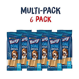Purina Busy Made in USA Facilities Small/Medium Dog Bones, Original - (6) 2 ct. Pouches
