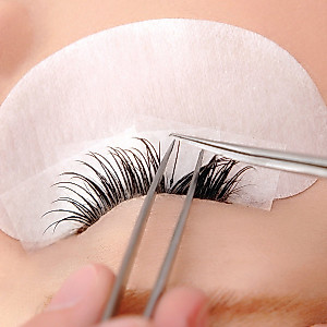 14cm Metaleks Lash Tweezers Japanese Steel Lash Extension Tweezers 45 Degree Angular Tip. (Golden Titanium Coated.)