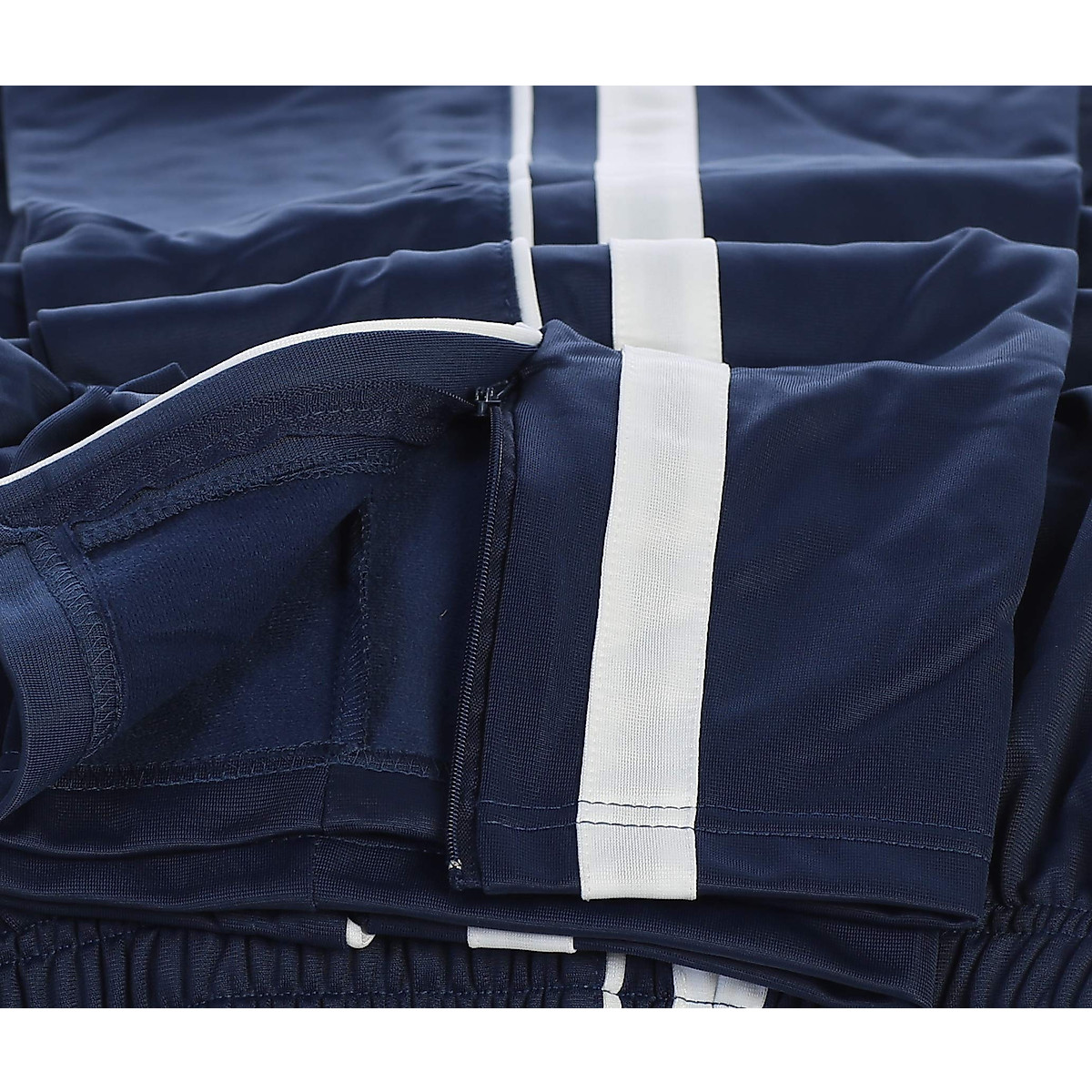 Gioberti Mens Athletic Track Pants, Navy, X Large