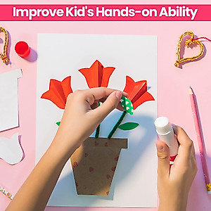 Thenshop 320 Pcs Cardstock Paper 16 Assorted Color 250gsm 8.3 x 11.6 A4 Construction Heavy Weight Thick Double Sided Printed Colored Paper for DIY Cards Making Art Scrapbooking School Party