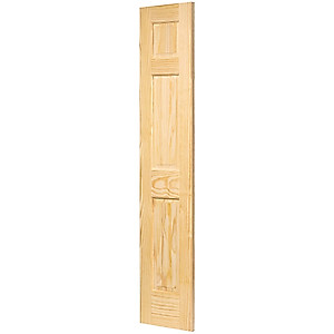 6-Panel Solid Pine Interior Door Slab (18x80)
