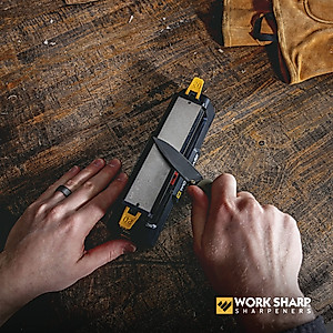Work Sharp WSBCHBSS Benchstone Knife Sharpener Black