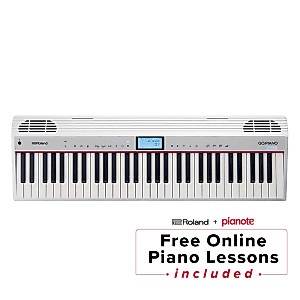 Roland GO:PIANO 61-key Digital Piano Keyboard with Alexa Built-in (GO-61P-A)