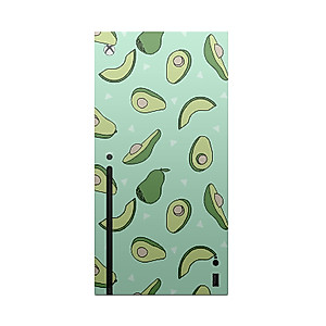 Head Case Designs Officially Licensed Andrea Lauren Design Avocado Art Mix Matte Vinyl Sticker Gaming Skin Case Cover Compatible with Xbox Series X Console and Controller Bundle