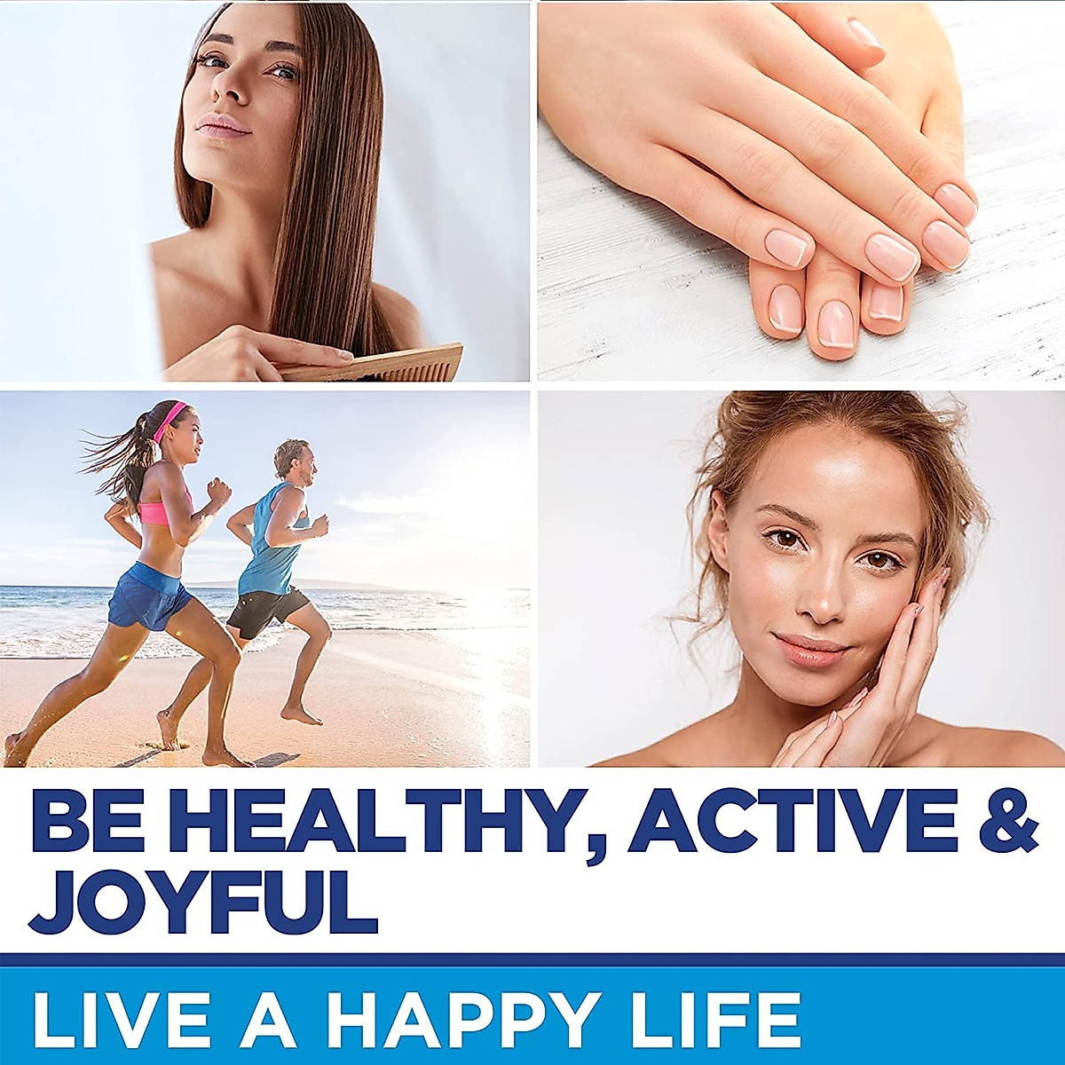 ORIONPHARMA Biotin Keratin & Collagen Capsules - Made in USA - Natural Collagen, Keratin & Biotin for Hair Growth - Biotin & Collagen Vitamins with Multi Collagen Peptides for Hair Loss, Skin & Nails