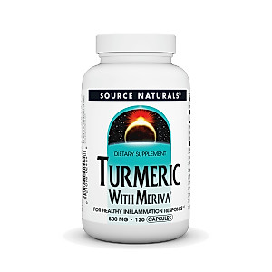 Source Naturals Turmeric with Meriva, for Healthy Inflammatory Response*, 500 mg - 120 Capsules