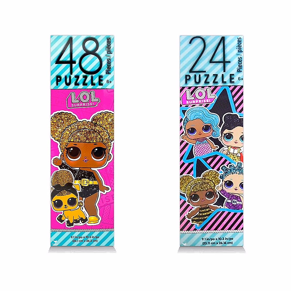 My Pet Elephant LOL Dolls Jigsaw Puzzle 2-Pack | LOL Puzzles with Coloring Book & Stickers (Ages 3+)