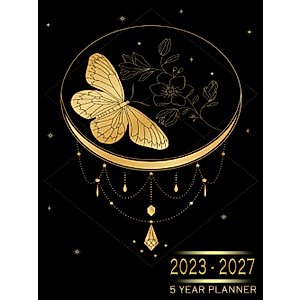 5 Year Planner 2023-2027 | Professional & Elegant Cover: Lovely Gift for Anyone | 60 Months with holiday
