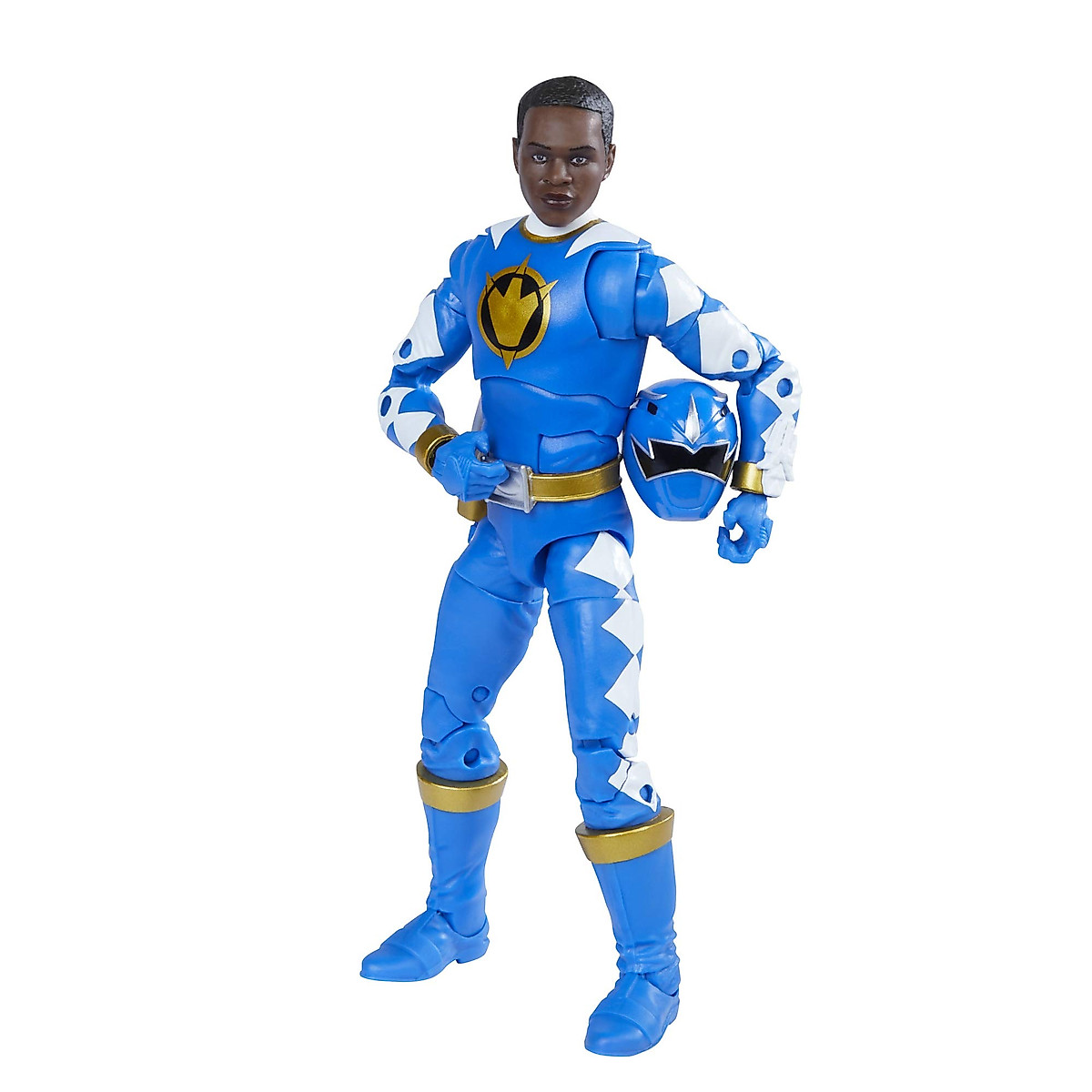 Power Rangers Lightning Collection Dino Thunder Blue Ranger 6-Inch Premium Collectible Action Figure Toy with Accessories