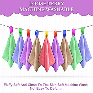 10 Pieces Guinea Pigs Blankets Hamster Fleece Cage Liners Soft Guinea Pig Accessories Small Animal Pet Blanket Sleep Bedding Mats Pet Supplies for Dog Puppy Cat (Mixed Colors, 13.8 x 29.5 Inch)