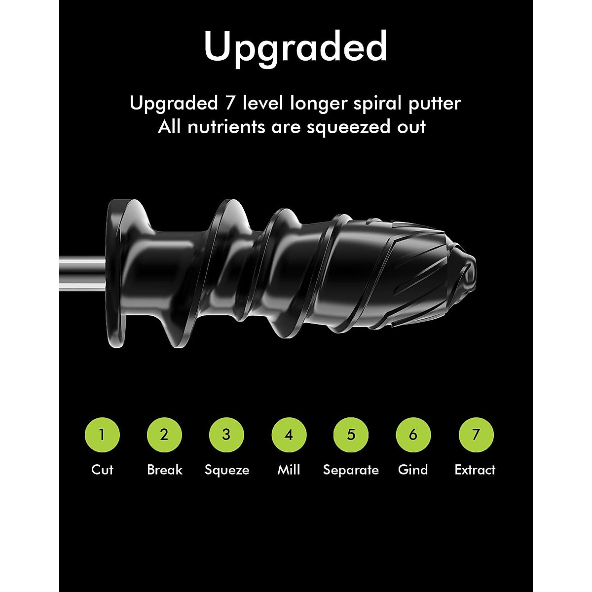 Slow Masticating Juicer Machines, SiFENE Cold Press Juicer for Fruit & Vegetable, 90% Juice Yield Maker Extractor with Soft/Hard Modes, Quiet Motor & Anti-Clog System, Easy to Clean