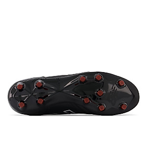 New Balance Men's 442 V2 Academy FG Soccer Shoe, Black/White, 8