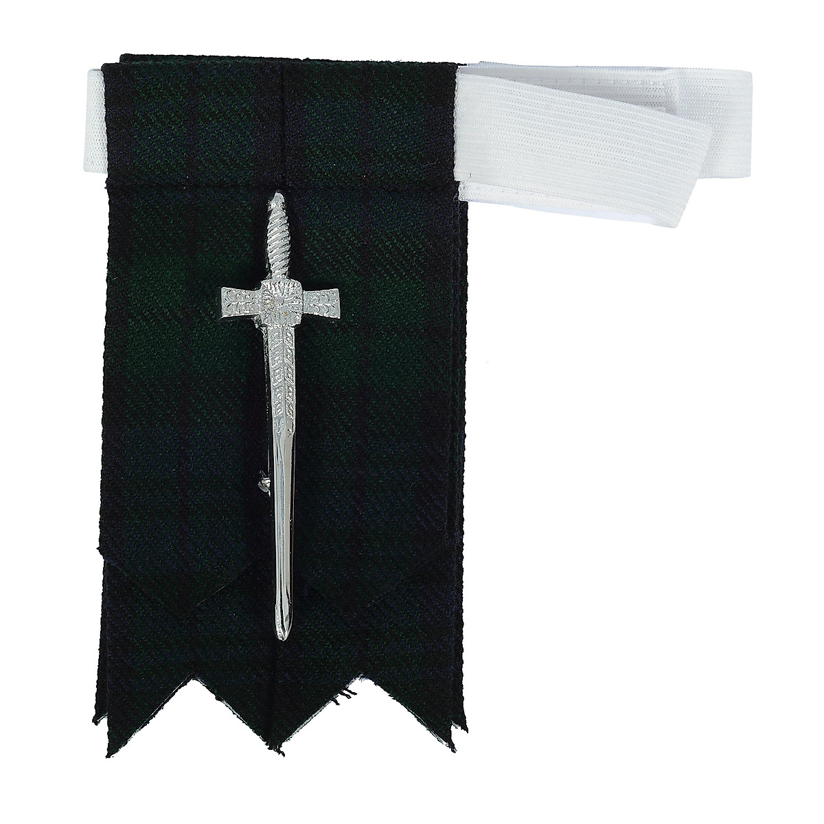 Traditional Scottish Black Watch 8 Yard Tartan Kilt 40