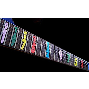 Jockomo Numbers Jason Becker Guitar Inlay Sticker