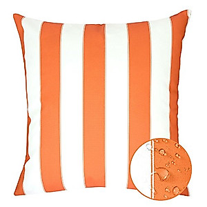 Homy Cozy 7H5241-20-Olivia Accent Pillow, 2 Count (Pack of 1), Orange