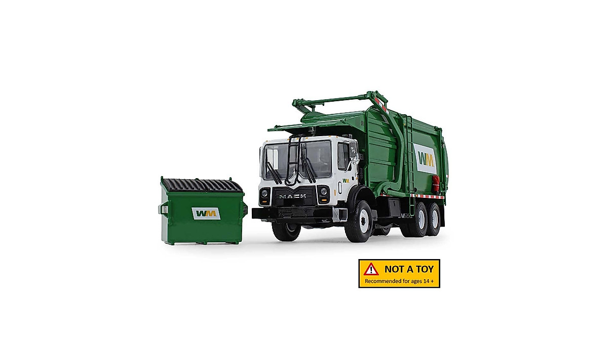 Diecast Mack TerraPro Waste Management Truck | Collectible Model