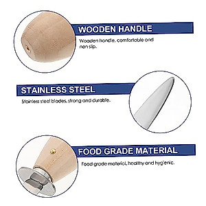 UPKOCH 1pc Consumption Knife Crab Opener Ar Multitool Oyster Opening Tool Cookies Cutter Kitchen Utensil Sets Household Tool Set Multifunctional Seafood Tool Kitchen Supply Wood Gadgets