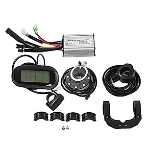 Rosvola 36V/48V Brushless Motor Controller, Waterproof Connector 250W Electric Bike Controller Kit Ordinary Wave Low Level for Lithium Battery Modification