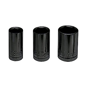 Pit Posse PP2587 3-Way T-Handle Wrench Removable 8mm 10mm 12mm Sockets